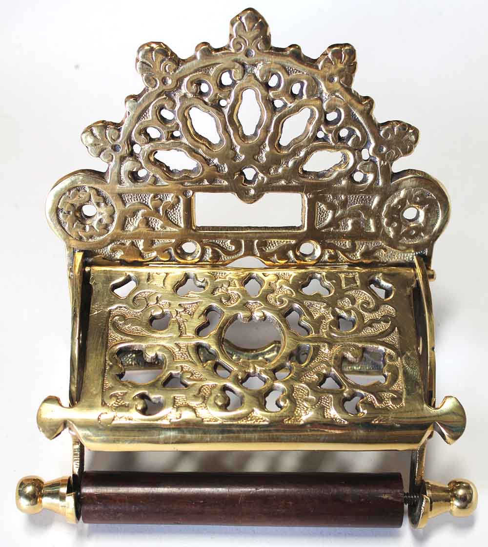 Home Decor Toilet Paper Holder Antique Solid Brass Victorian Tissue Holder 6702 Ebay