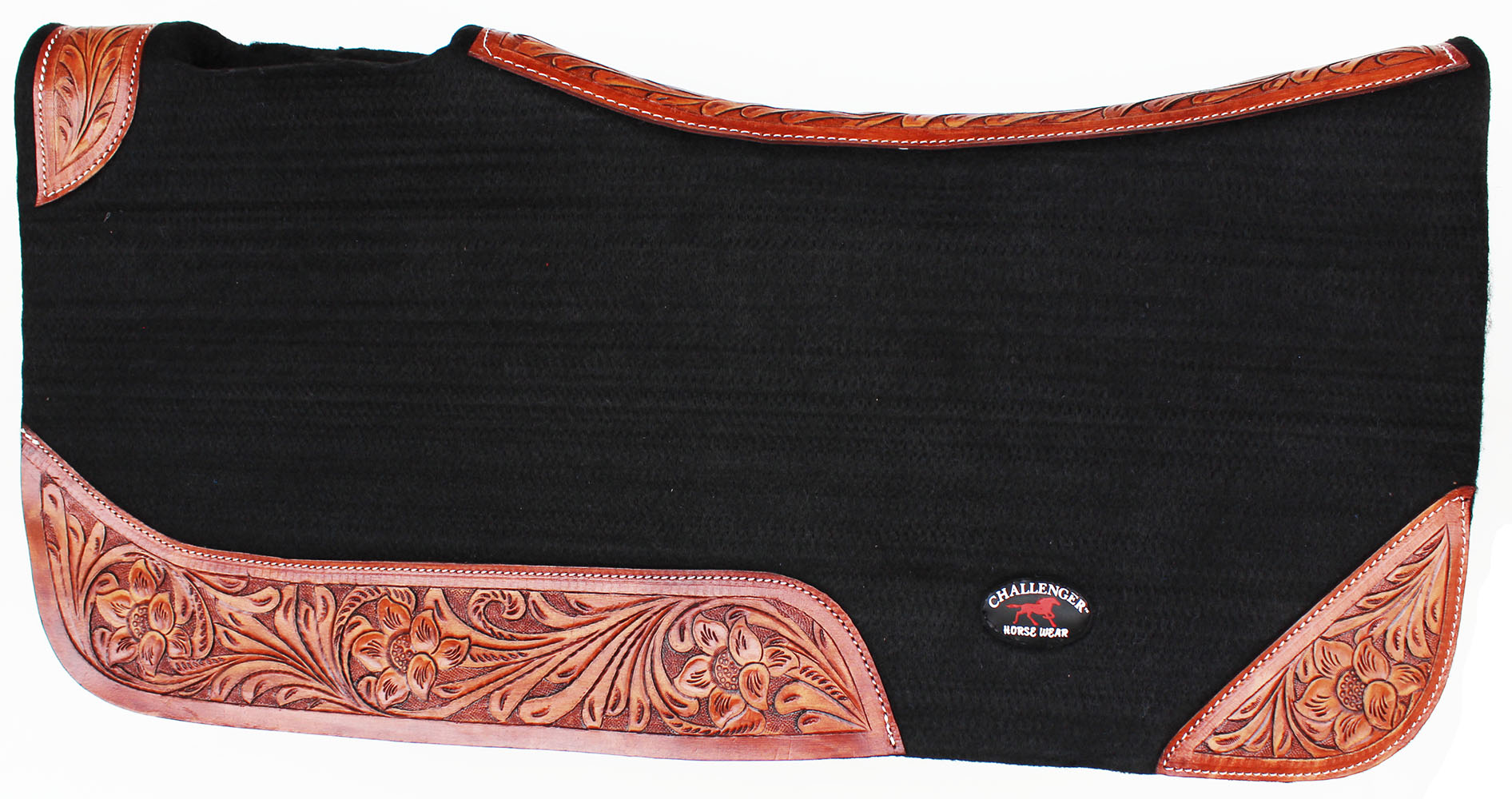 Horse SADDLE PAD Western Contoured Wool Felt Moisture Wicking Saddle ... Horse SADDLE PAD Western Contoured Wool Felt Moisture Wicking Saddle ...