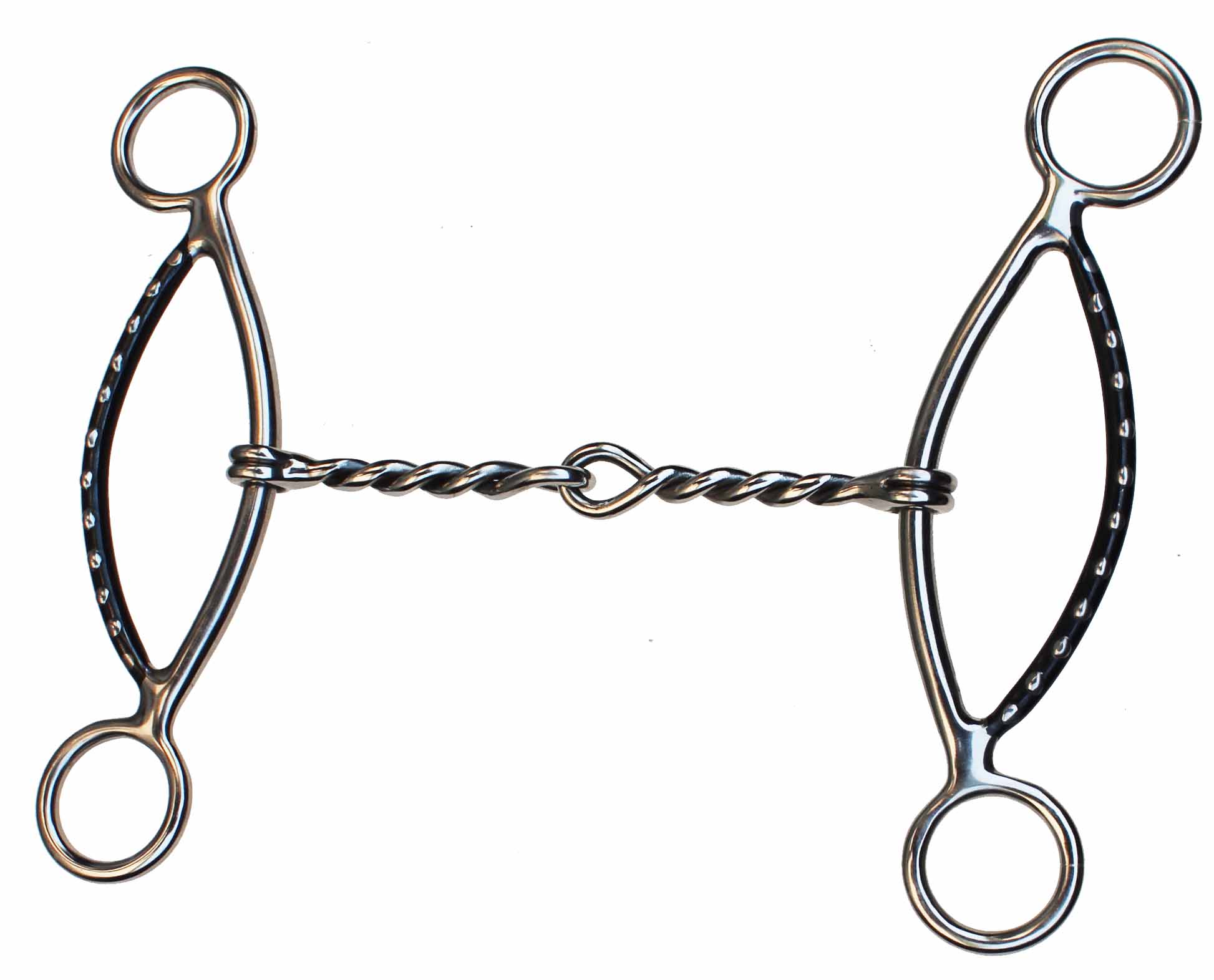 Western Copper Roller Mouth Aluminum Engraved Comfort Snaffle Bit 35634 ...