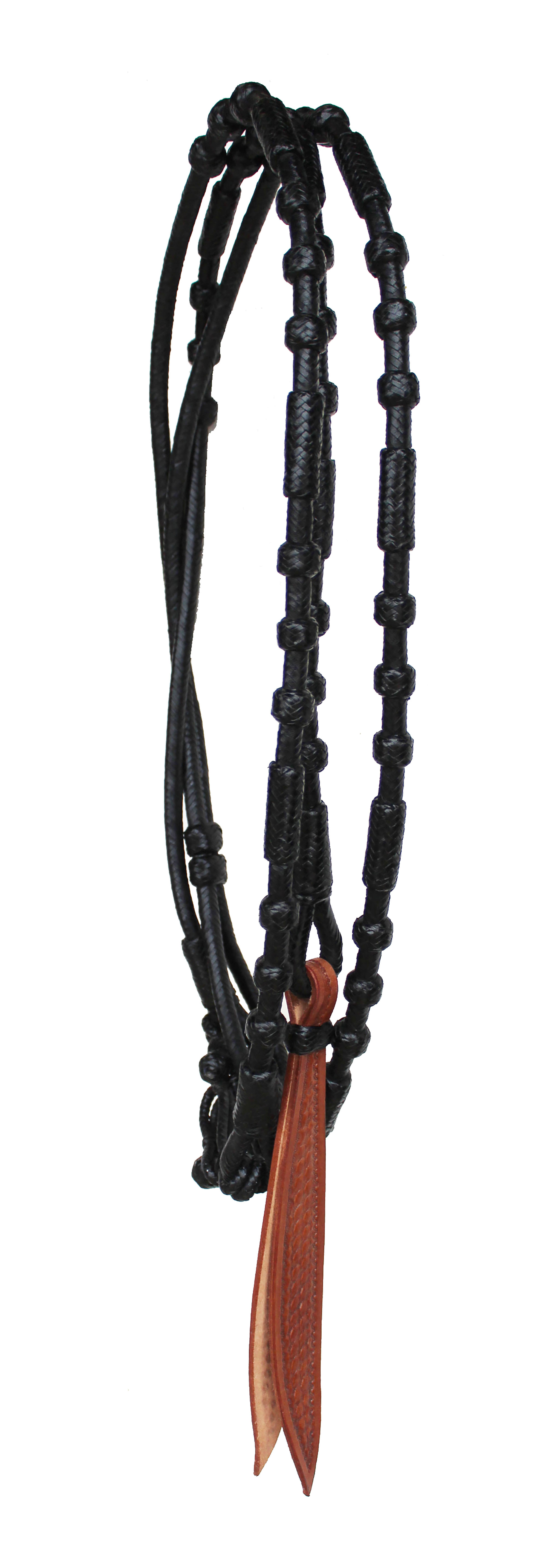 Horse Western Black Leather Basket Weave Popper Rommel Romel Romal ...